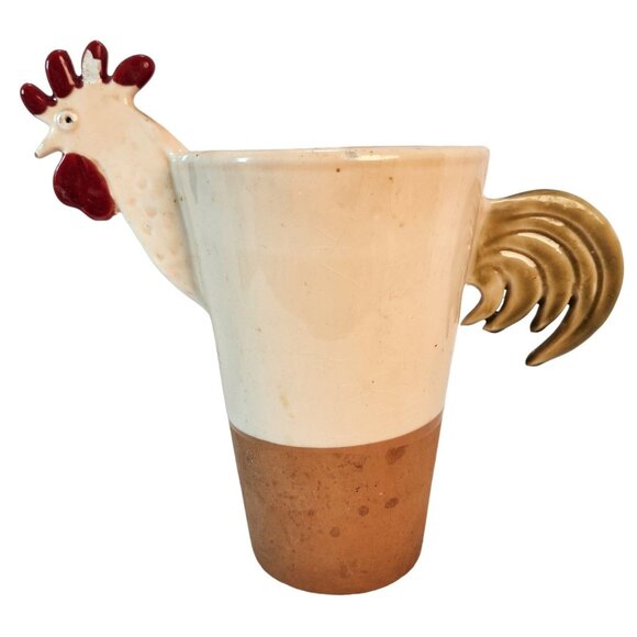 Global Views | Kitchen | Vintage Farmhouse Cottagecore Rooster Vase ...